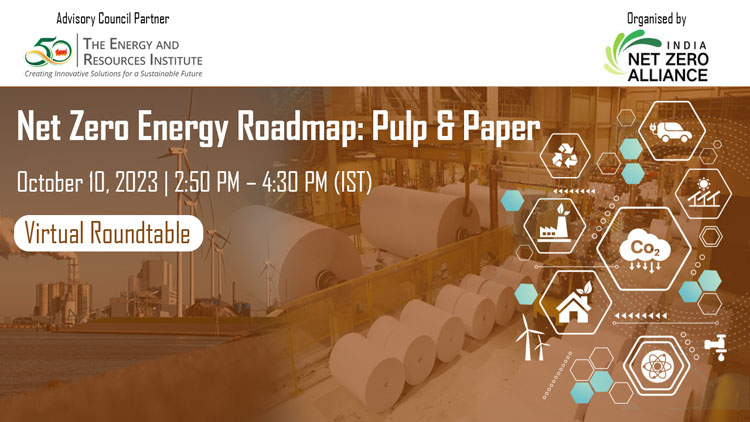 Virtual Roundtable on ‘Accelerating Net Zero Initiatives in Paper & Pulp Industry' | TERI